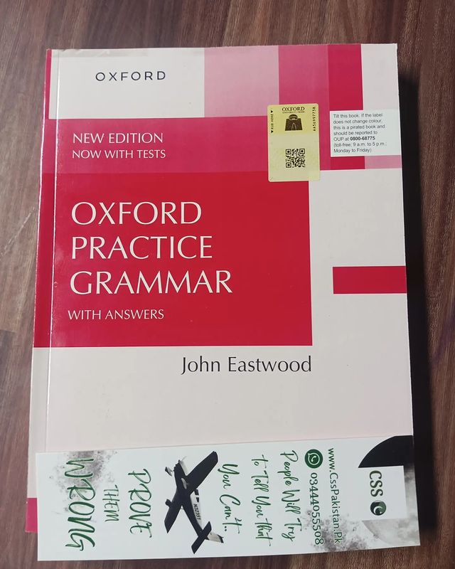Oxford Practice Grammar with Answers by John Eastwood - BookDeals.Pk