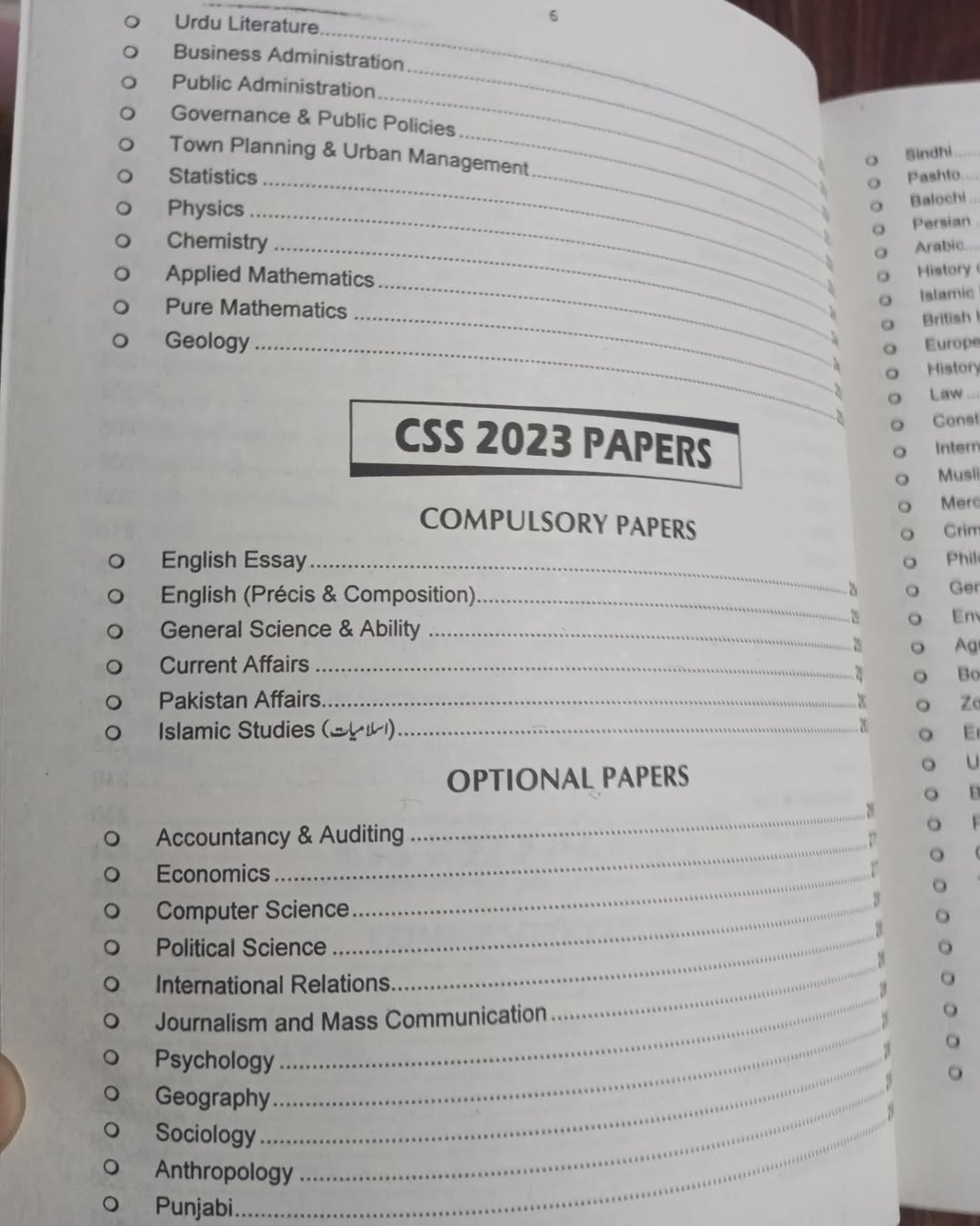 CSS Complete Syllabus and Unsolved Past Papers (Compulsory and Optional) 2022-2025 by JWT ...