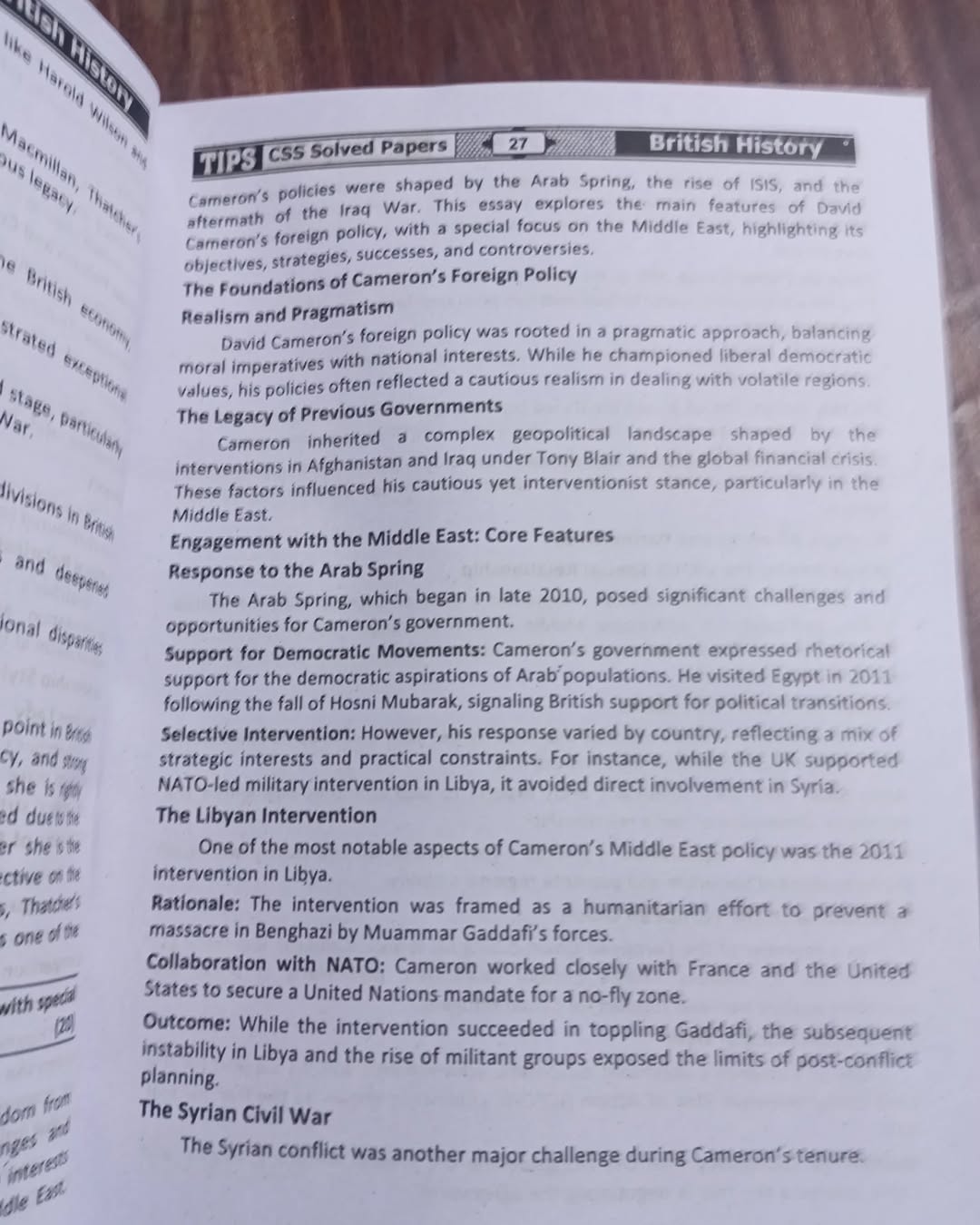 TIPS CSS Solved Past Papers: British History 2016-2024 - BookDeals.Pk